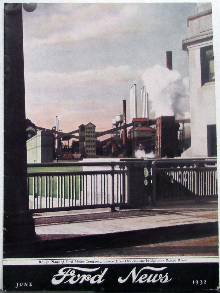 1932 Ford News June Issue Color Paint Combinations & Wheel Colors ...