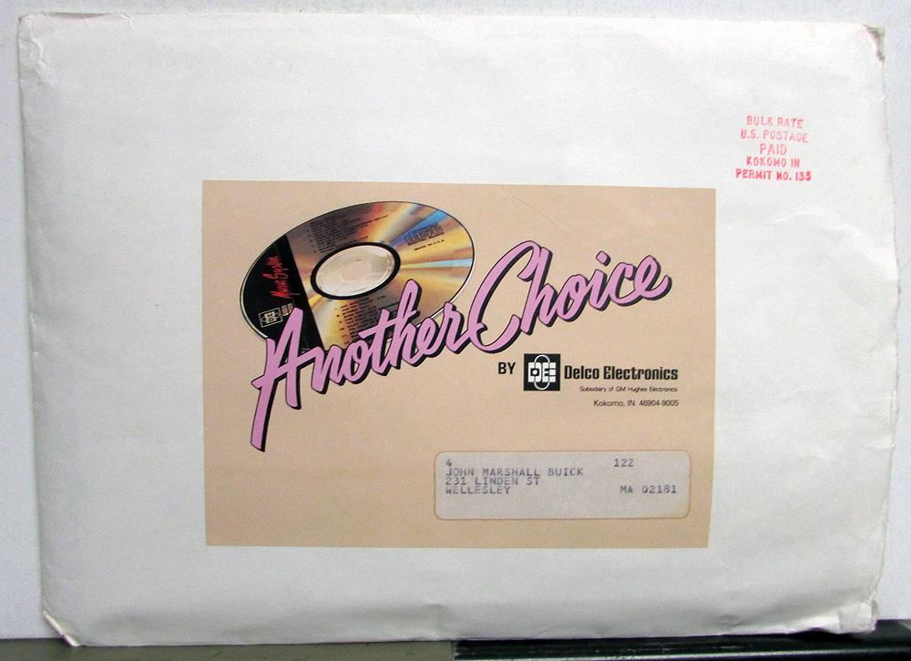 1989 GM Dealer Delco Electronics Sales Kit CD Player Chevy Cadillac ...