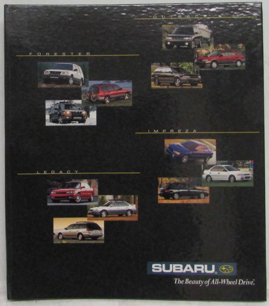 1999 Subaru Full Line Media Info Press Kit - Forester Outback Impreza ...