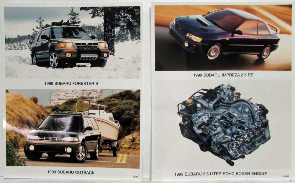 1999 Subaru Full Line Media Info Press Kit - Forester Outback Impreza ...