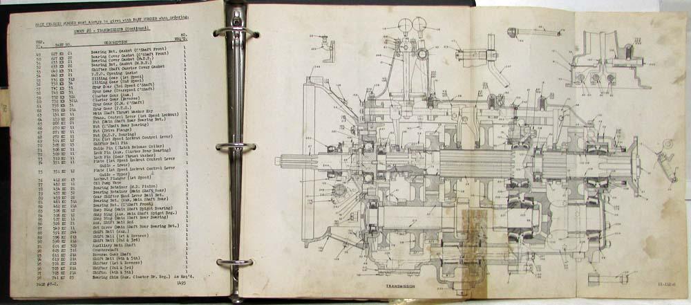 1948 Mack Truck LMSW Model Parts Book - Number 1665