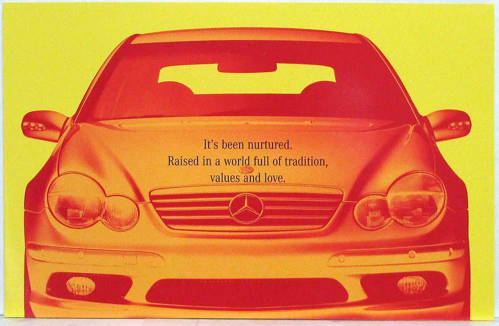 2002 Mercedes-Benz C-Class Sales Folder and Sweepstakes Entry with Envelope