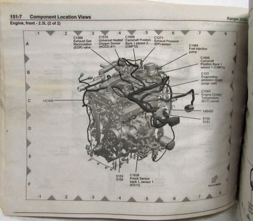 2020 Ford Ranger Electrical Wiring Diagrams Manual