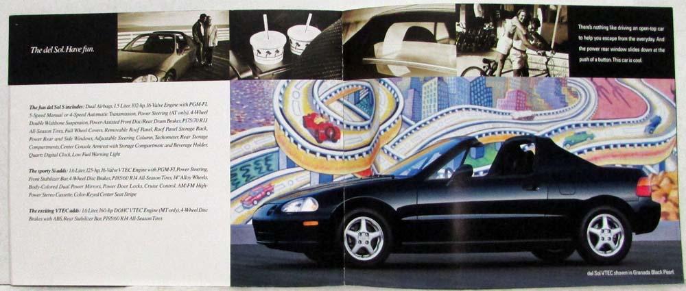 1995 Honda Full Line Sales Brochure - Accord Prelude Civic Passport Odyssey