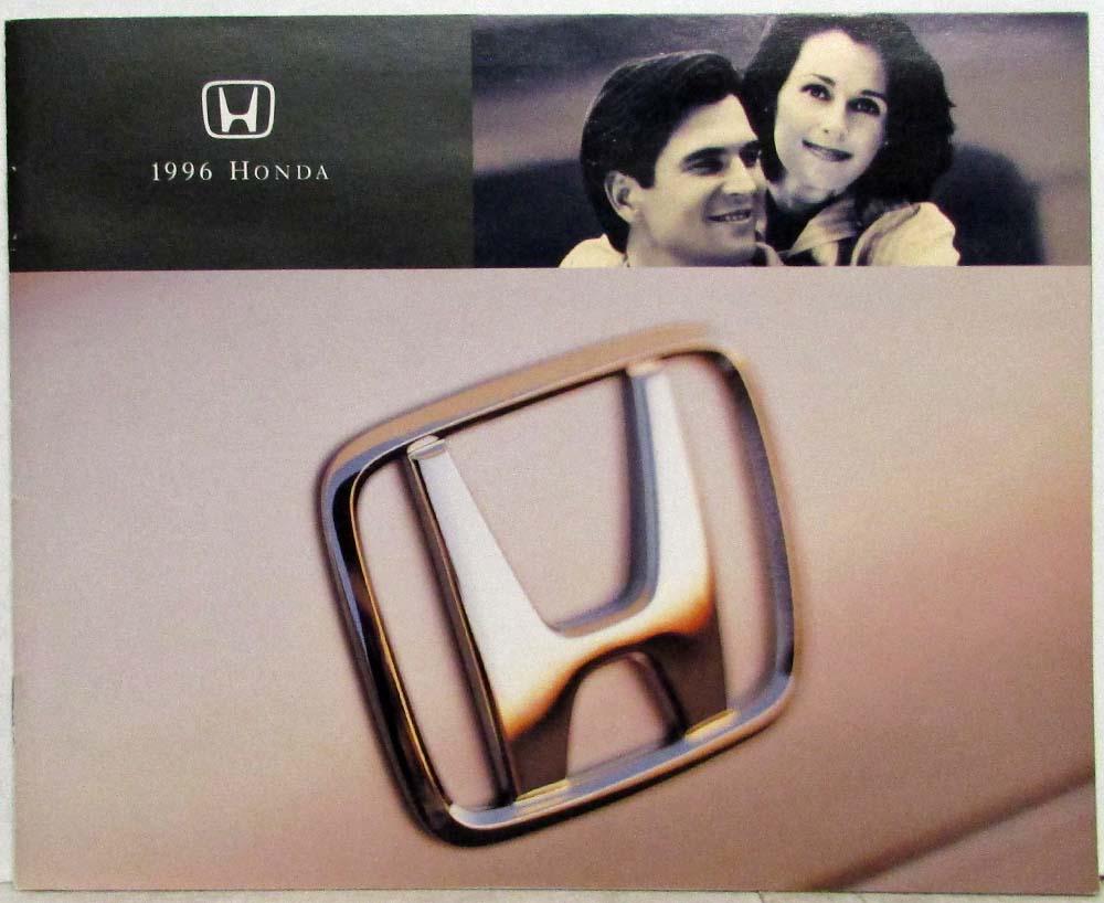 1996 Honda Full Line Sales Brochure - Accord Prelude Civic Passport Odyssey