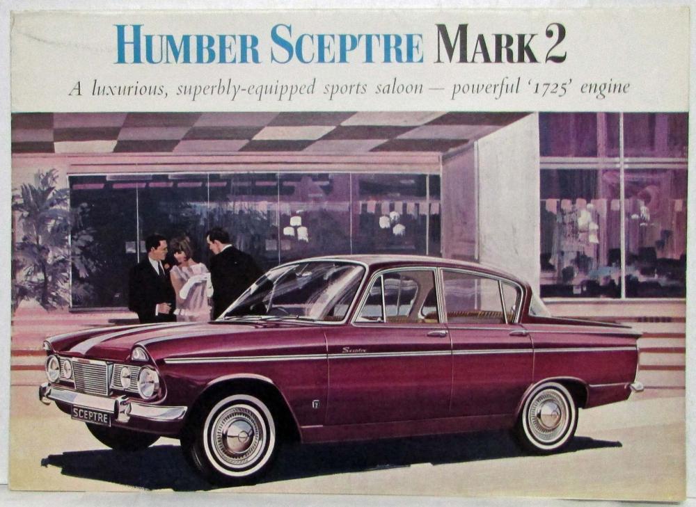 1965-1967 Humber Sceptre Mark 2 Powerful 1725 Engine Sales Folder ...
