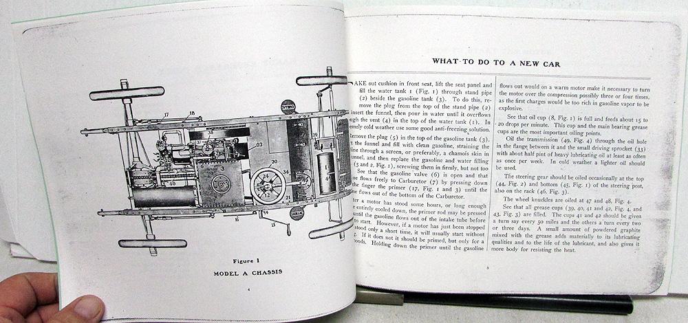1902-1905 Cadillac Owners Manual Care & Operation Instructions Booklet ...