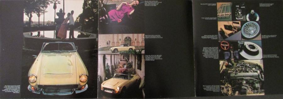 1969 MG MGC NOS Color Sales Brochure