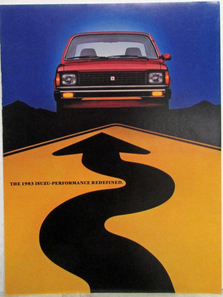 1983 Isuzu Performance Redefined Tri-Fold Sales Brochure