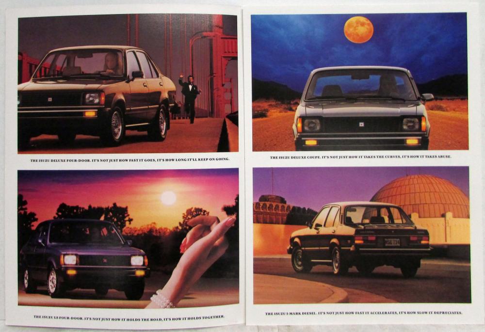 1983 Isuzu Performance Redefined Tri-Fold Sales Brochure