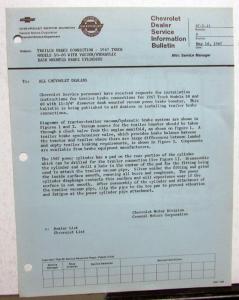 1967 Chevrolet Dealer Technical Service Bulletins Set Corvette Camaro ...