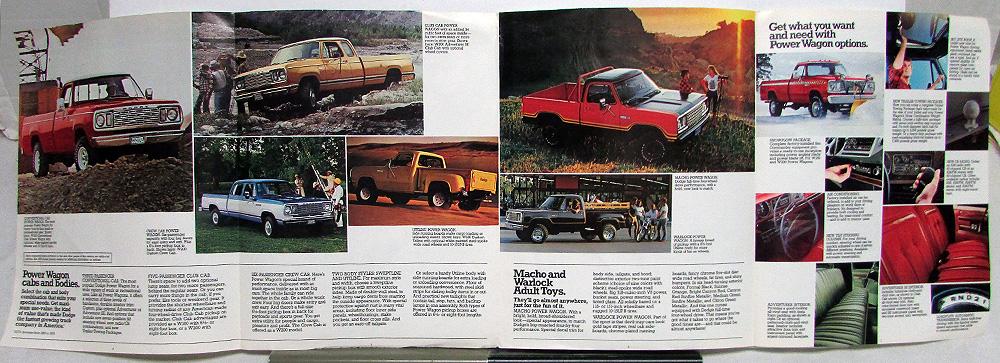 1978 Dodge 4 Wheel Drive Power Wagons Diagrams Specifications Sales ...