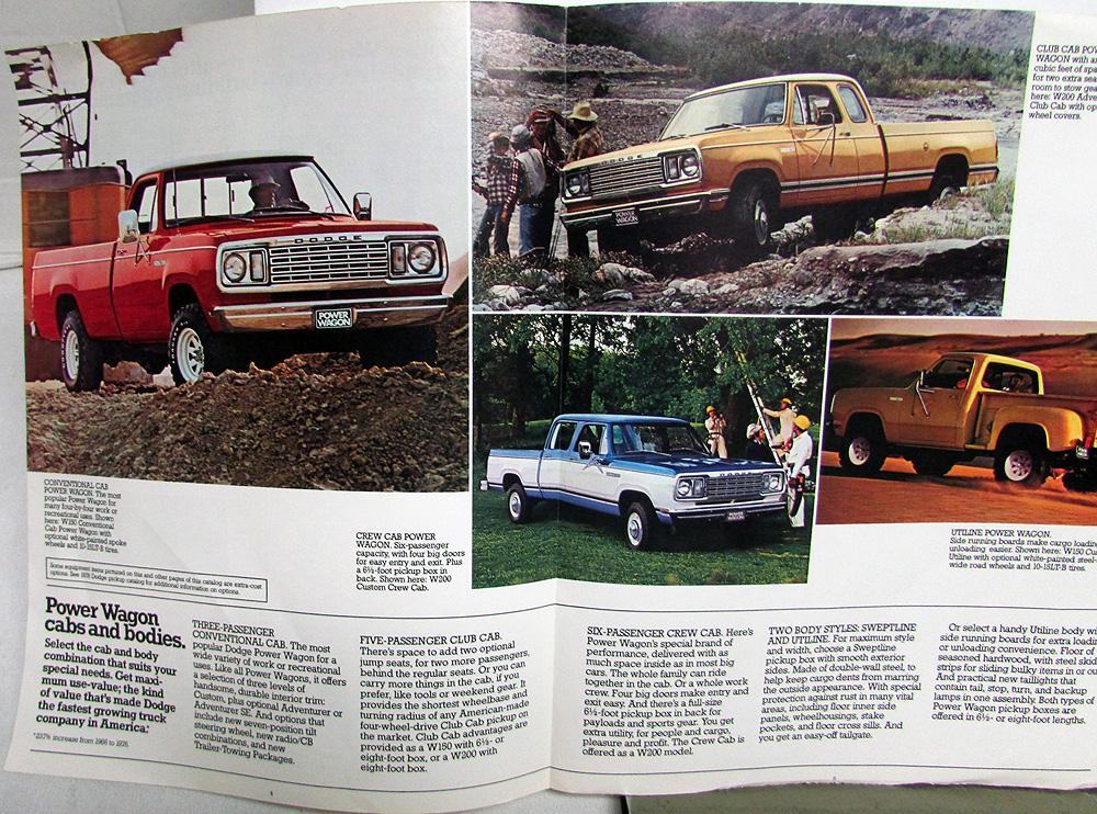 1978 Dodge 4 Wheel Drive Power Wagons Diagrams Specifications Sales ...