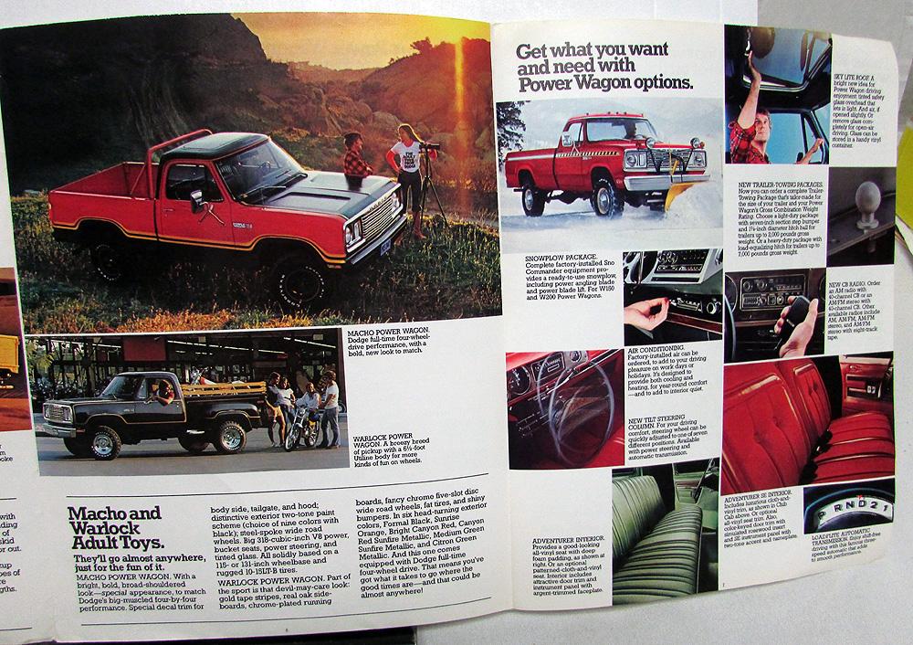 1978 Dodge 4 Wheel Drive Power Wagons Diagrams Specifications Sales ...