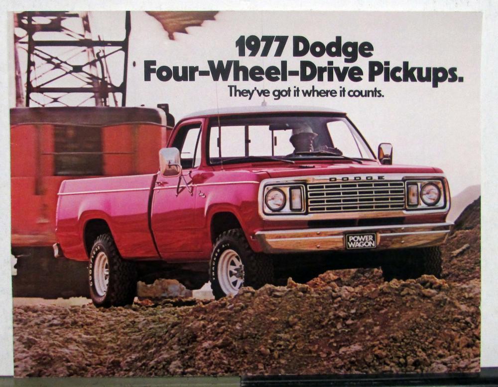 1977 Dodge Pickups Power Wagon Ramcharger Utiline Club Crew Cab Specs ...