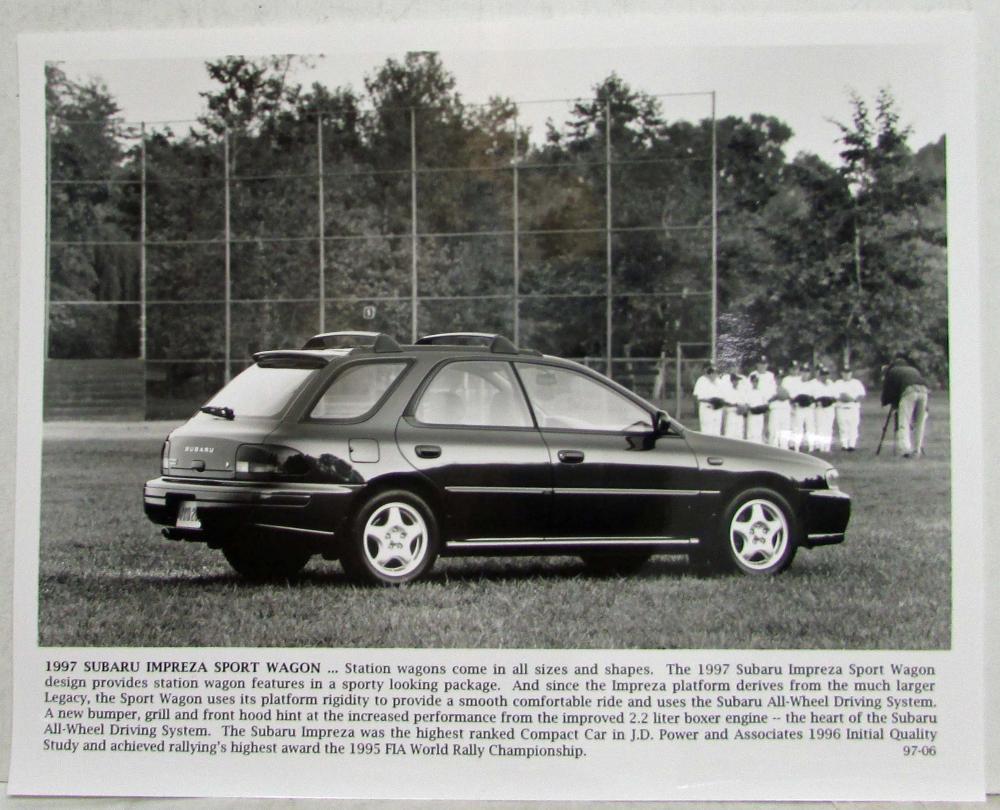 1997 Subaru Media Information Press Kit