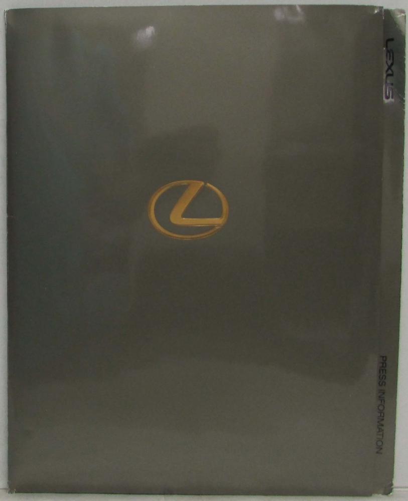 1989-1990 Lexus Media Information Press Kit - LS 400 ES 250