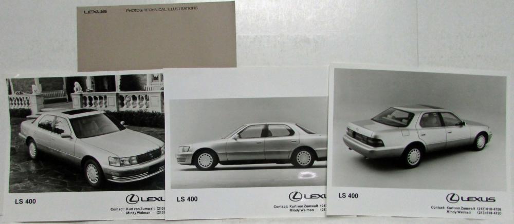 1989-1990 Lexus Media Information Press Kit - LS 400 ES 250
