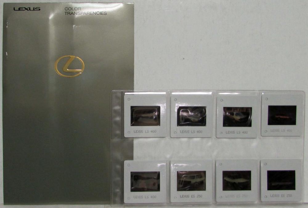 1989-1990 Lexus Media Information Press Kit - LS 400 ES 250