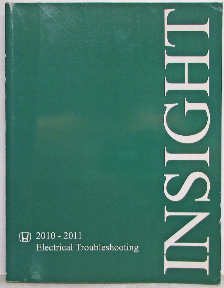 2010 2011 Honda Insight Electrical Troubleshooting Service Manual