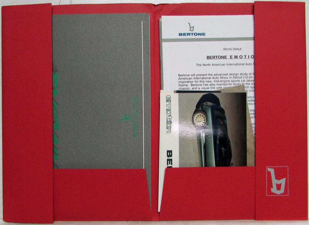 1990 Chevy Corvette Nivola and 1991 Lotus Emotion Concepts by Bertone ...