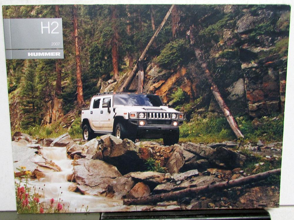 2007 Hummer H2 Dealer Prestige Sales Brochure Features Options ...