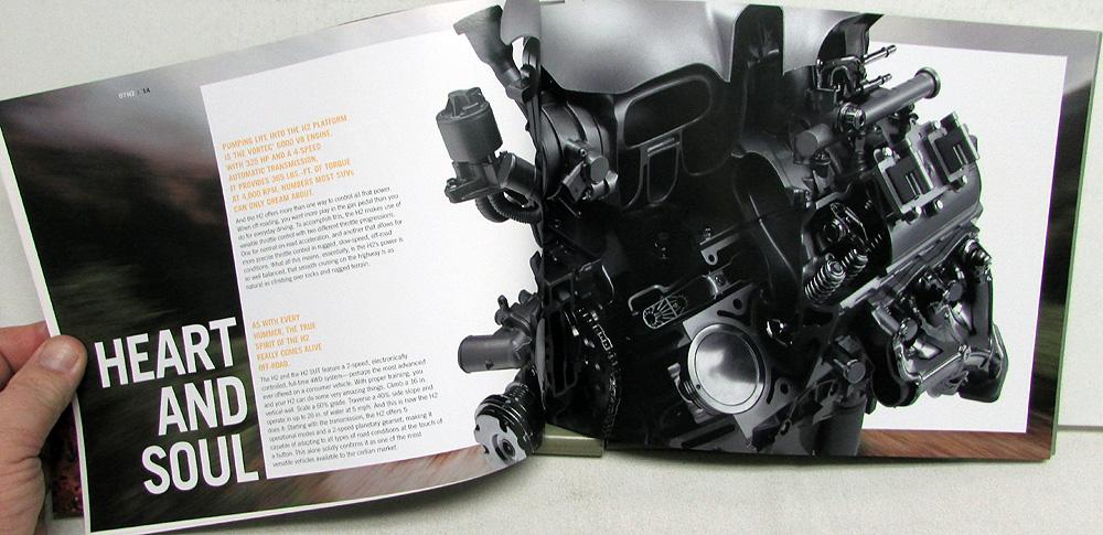 2007 Hummer H2 Dealer Prestige Sales Brochure Features Options ...