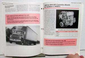1989 Ford Whats New Diesel Engines CL Series Trucks Heavy Duty Dealer ...