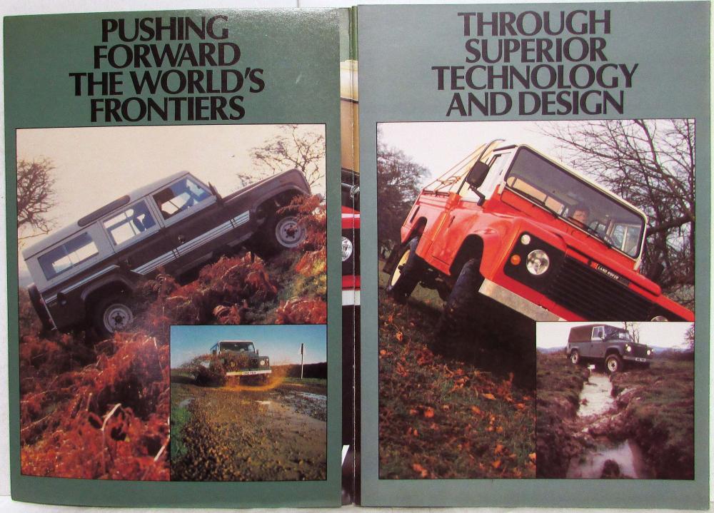 1982 Land Rover One Ten Sales Folder