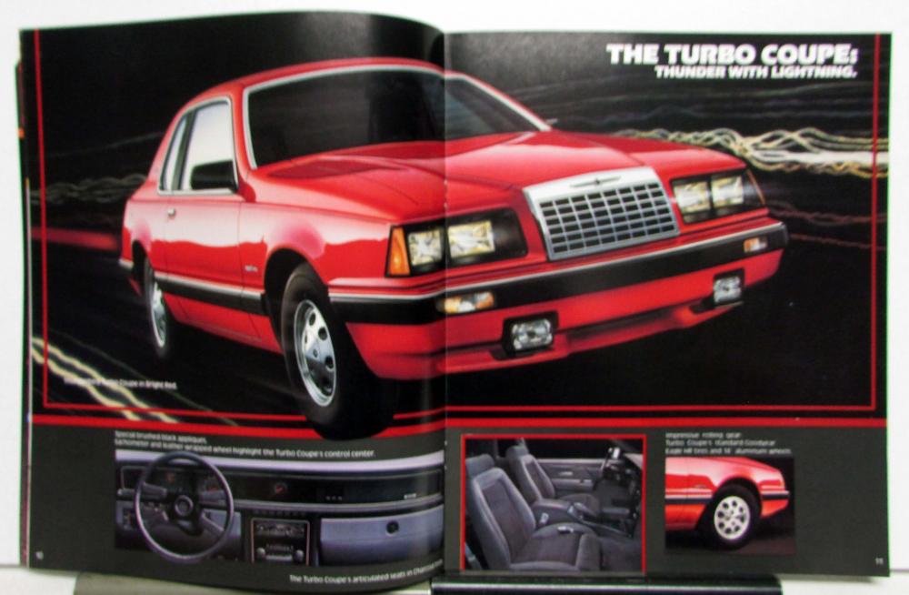 1983 Ford Thunderbird Turbo Coupe Heritage Specifications Sales Brochure