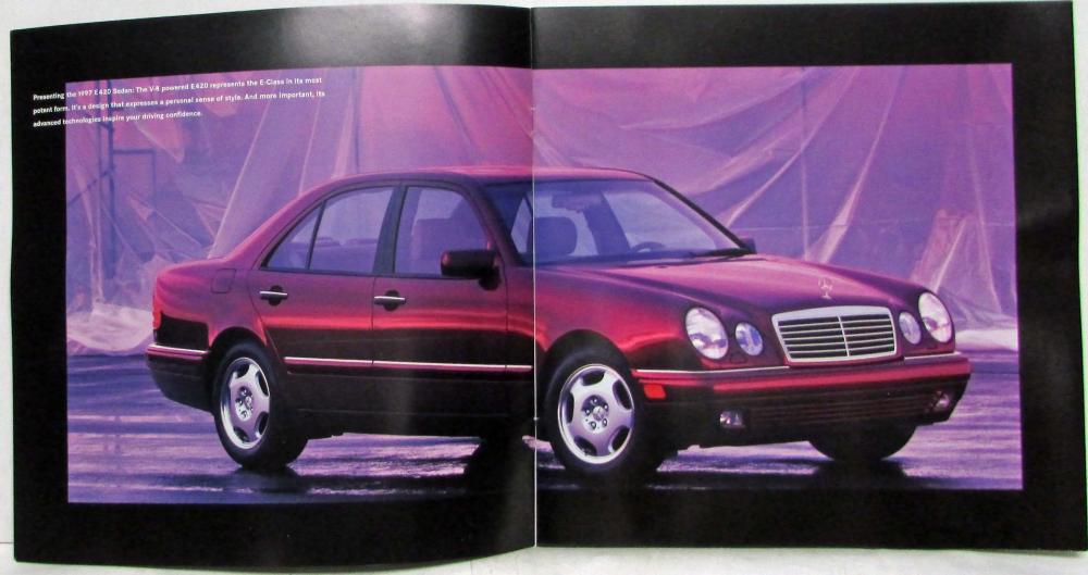 1997 Mercedes-Benz E420 Square Sales Brochure