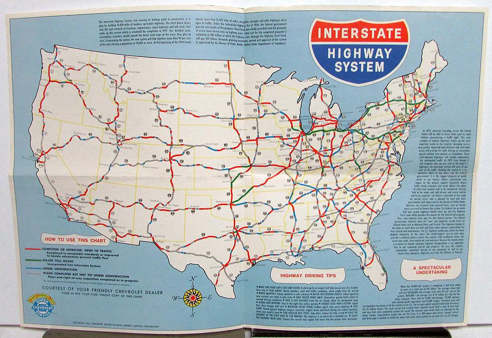 1964 Chevrolet Dealer Promotional Mailer 10 Point Safety Service ...