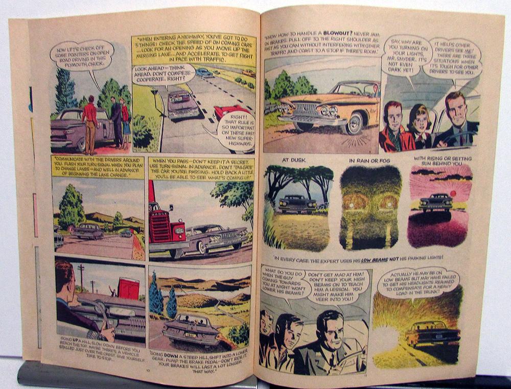 1961 Chrysler Plymouth Dodge Dealer Sales Promotional Comic Book Brochure