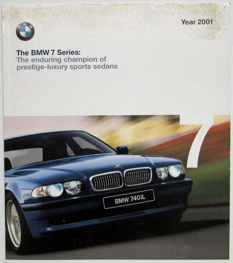 2001 BMW 7 Series Enduring Champion of Prestige-Luxury Sedans Sales ...