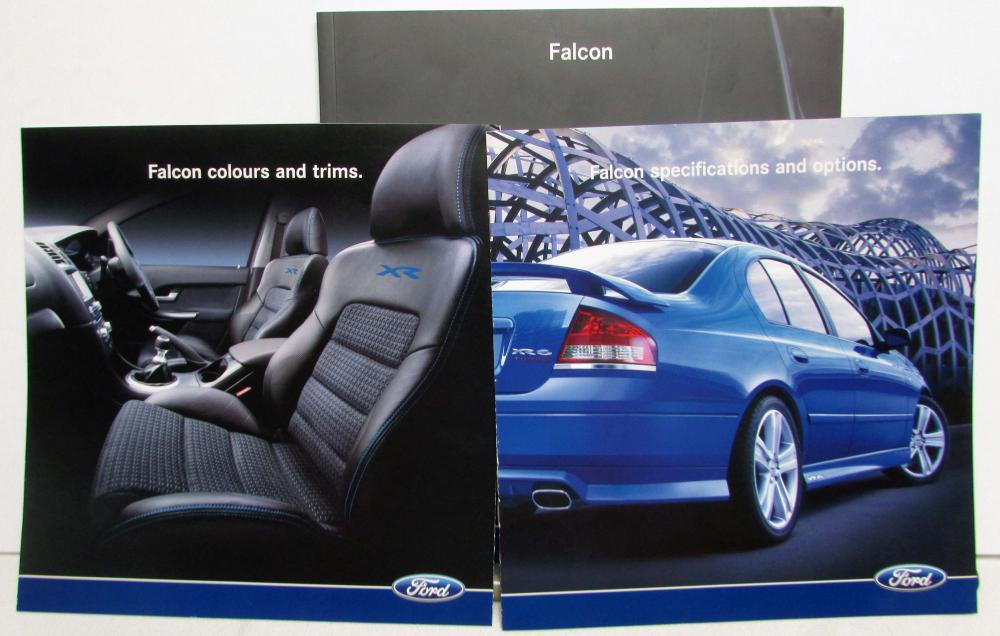 2006 Ford Falcon Ghia Colours Trims Specifications Options Brochure ...