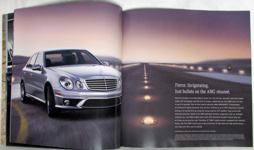 2007 Mercedes-Benz Introducing the Newly Redesigned E-Class Sales Brochure