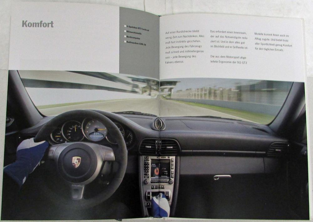 2007 Porsche 911 GT3 RS/GT3 Prestige Sales Brochure Hardback Book ...