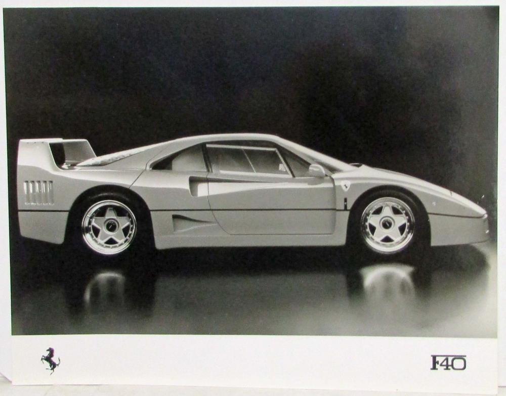 1987-1992 Ferrari F40 Press Photo