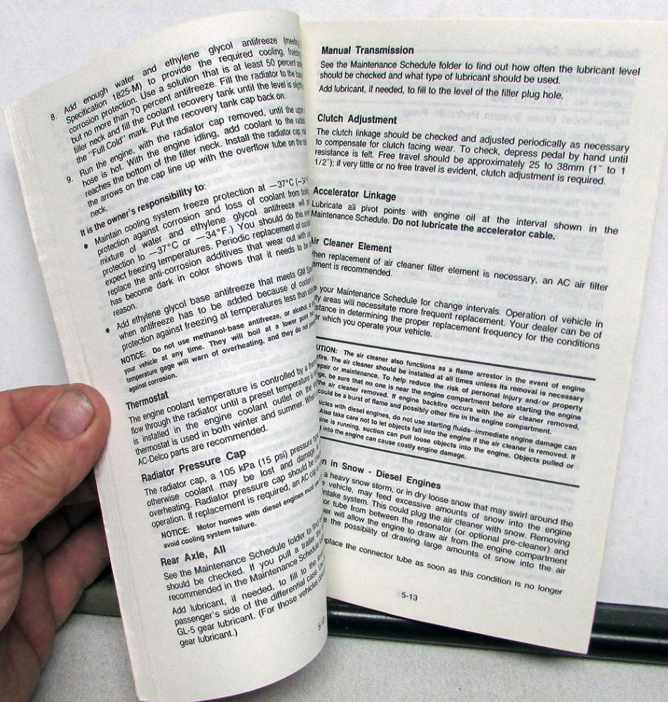 1983 GMC Truck Forward Control Chassis Models Owners and Drivers Manual