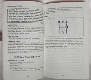 1989 GMC Truck Forward 5000 Owners Manual