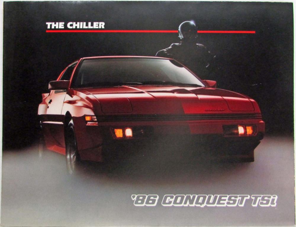 1986 Dodge Conquest TSi The Chiller Sales Folder/Poster