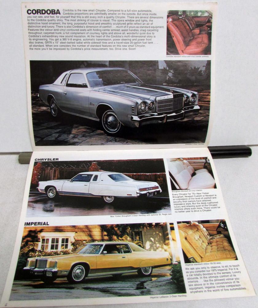 1974 Chrysler Plymouth Duster Valiant Fury Cordoba Imperial Spectator ...