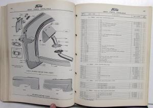 1944-1952 Ford Dealer Cars & Trucks Body Parts Book Catalog Repair Original