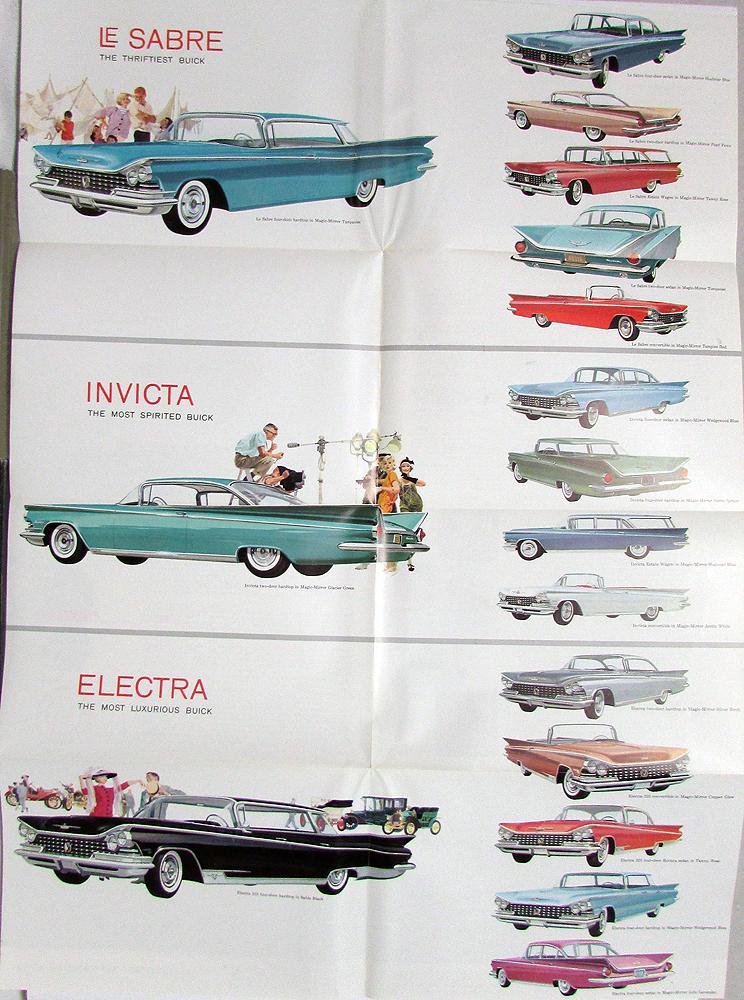 1959 Buick Folder Le Sabre Invicta Electra 225 Original