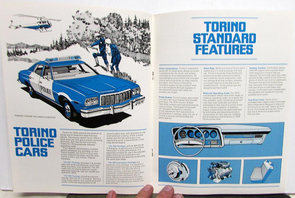 1976 Ford Dealer Police Cars & Emergency Vehicles Sales Brochure ...