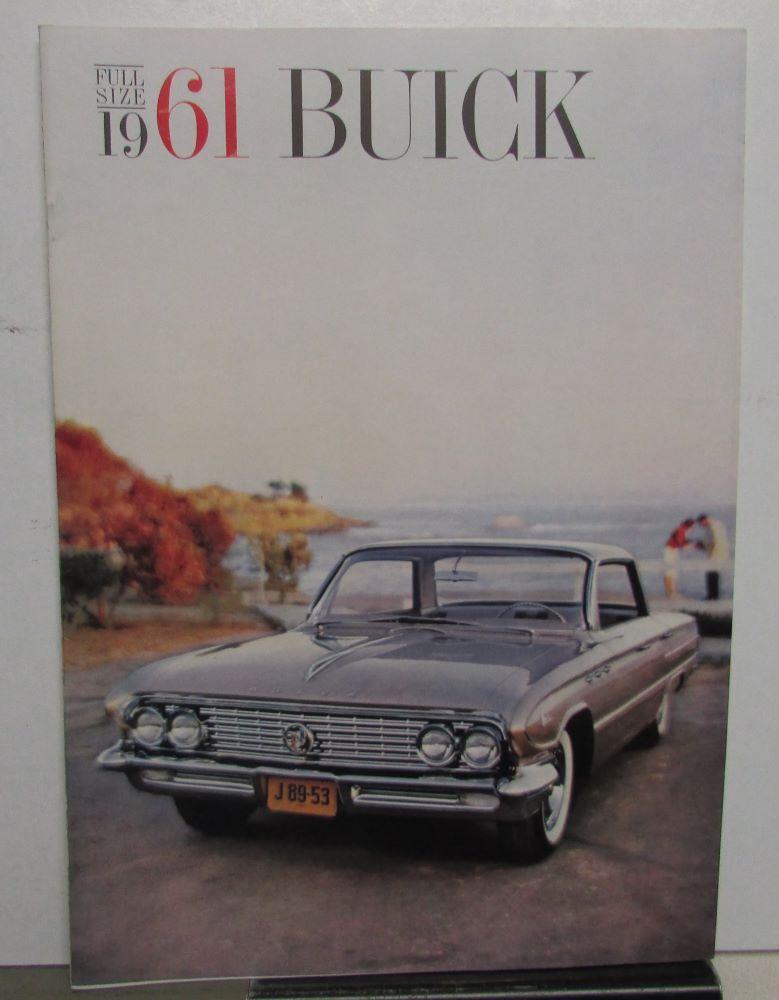 1961 Buick Dealer Prestige Sales Brochure Oversized Le Sabre Invicta ...