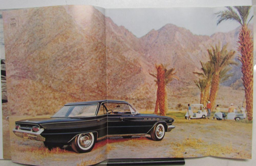 1961 Buick Dealer Prestige Sales Brochure Oversized Le Sabre Invicta ...