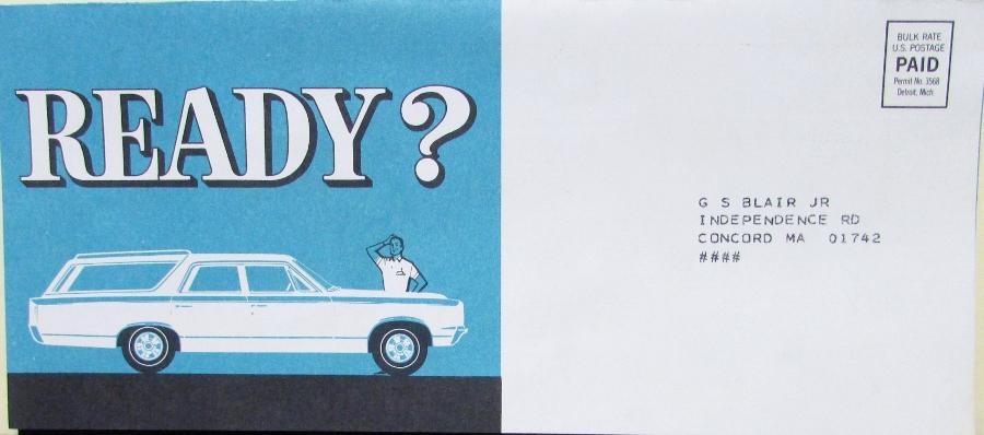 1967 AMC American Motors Mailer Maintenance Promotion Sales Brochure ...