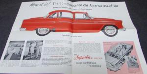 1961 1962 1963 ? Checker Original Sales Brochure XL Superba Models