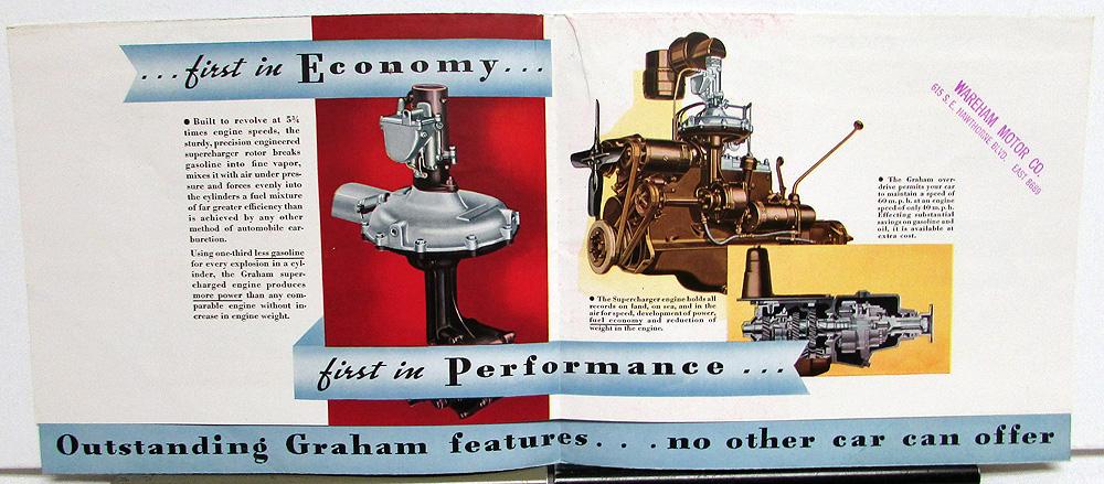 1937 Graham Supercharger Series 116 & 120 Cavalier Series 95 Sales ...